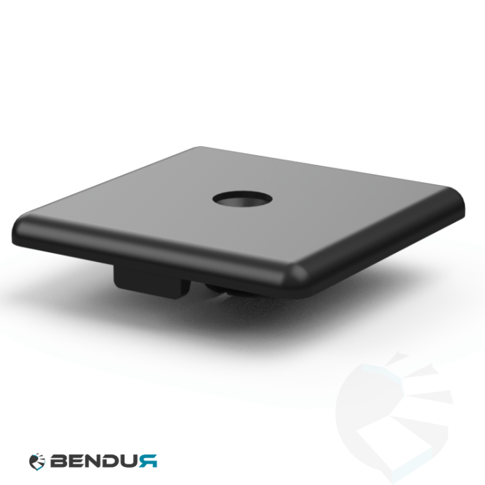 Plastic bolt-on cover cap for aluminium profiles | 45x45 | Bendur